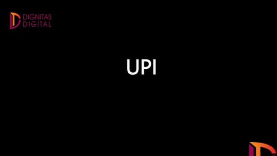 Unified Payments Interface (UPI) | PPT