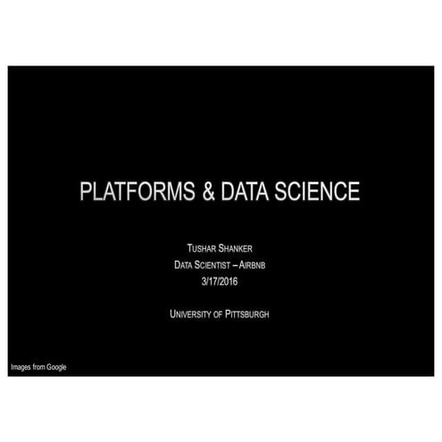 Platforms & Data Science | PDF
