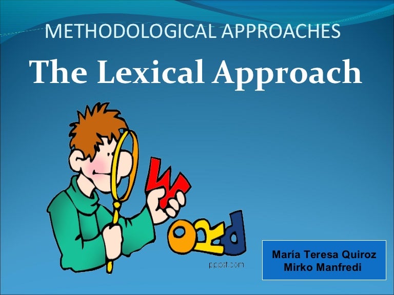 Lexical approach