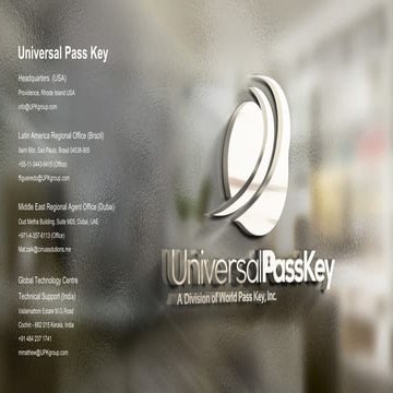 UPK - Universal Pass Key General Overview | PPT