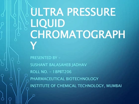 Uplc ppt | PPT