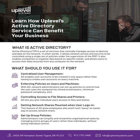 Uplevel Systems-Active Directory Service Can Benefit Your Business.pdf