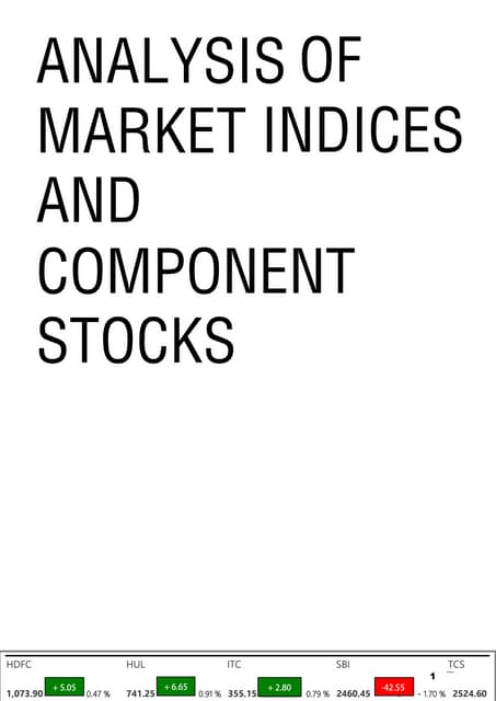 Stock market indices | PPTX