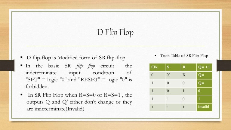 D flip Flop