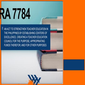upload-RA 7784 power point presentation for Teacher Education | PPT