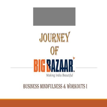 Journey of Big Bazaar | PPT