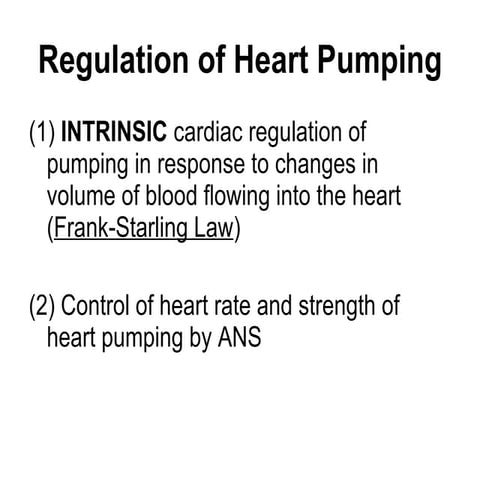 External manifestations of cardiac activity. Regulation of heart work | PPT