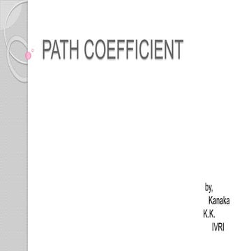 path coeeficient | PPTX