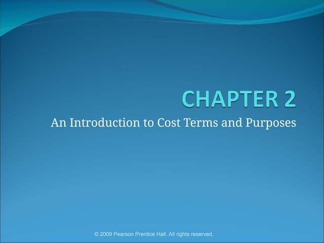 introduction to cost and management Accounting | PPTX