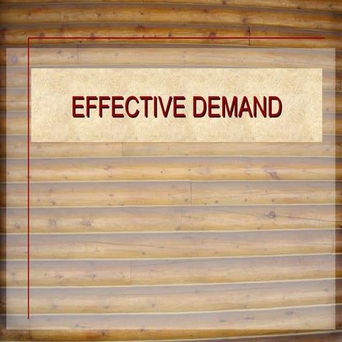 Effective demand | PPS