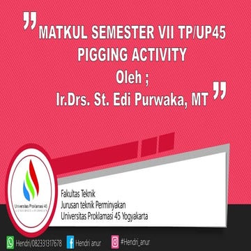 Pigging Activity | PPTX