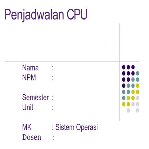 Perhitungan Penjadwalan Cpu Fcfs Dan Sjf Premtive Dan Non Premtive Pptx