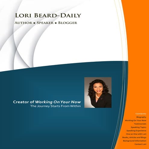 Lori Beard-daily presentations