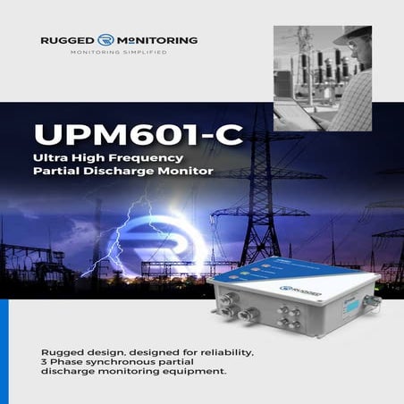 UPM601-C Ultra High Frequency Partial Discharge Monitor | Rugged ...