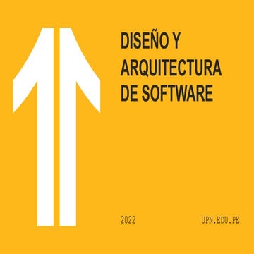 Diseño y arquitectura de software ppt upn | PPT