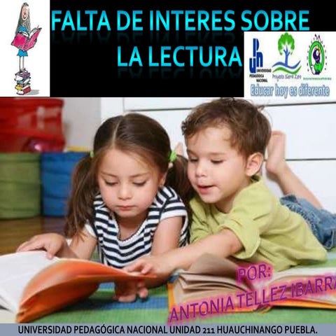 Falta de interés en la lectura | PPTX | Education