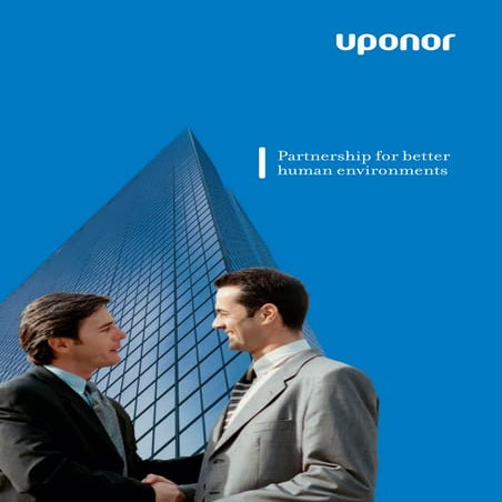Uponor Corporate Brochure | PDF | Construction Industry | Industries