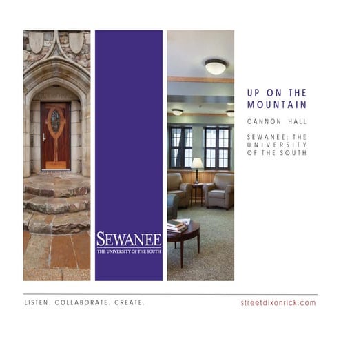 Up on the mountain sewanee cannon hall | PDF