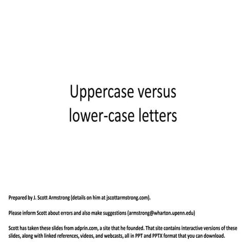 Uppercase | PPTX | Technology & Computing
