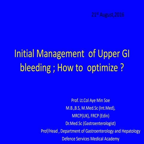 Upper GI bleeding gastroenterology .pptx
