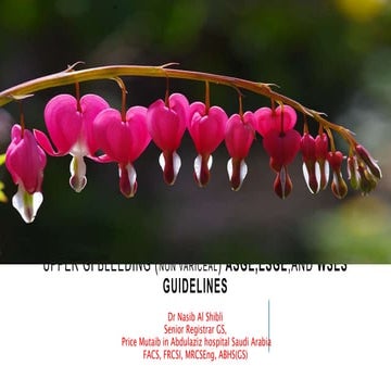 Upper GI Bleeding guidelines ppt.pptx | Blood Disorders | Diseases and ...