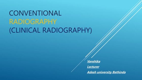 Upper limb radiography | PPTX