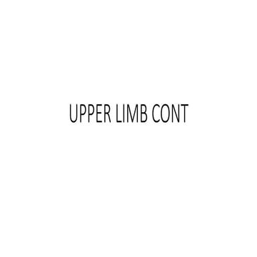UPPER LIMB CONT.pptx