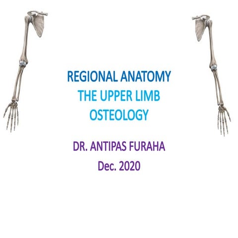upper limb osteology by Dr Antipas. pptx | PPTX
