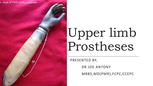 Socket variants in upper extremity prosthesis.pptx1 | PPTX
