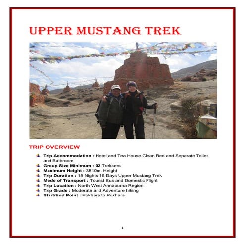 Upper mustang trek converted | PDF