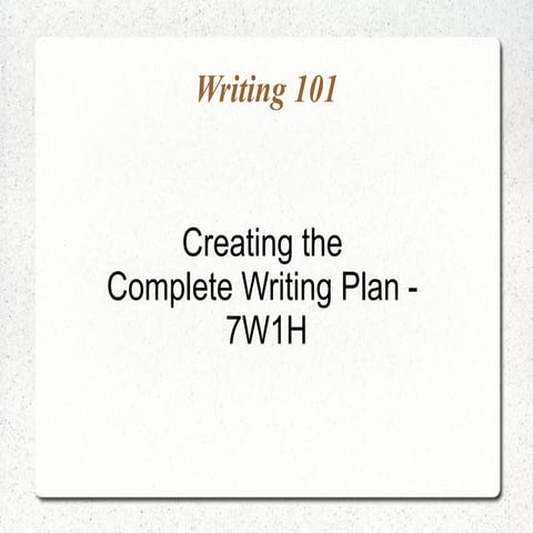 LL Upper Primary 5A - 7W1H | PPT