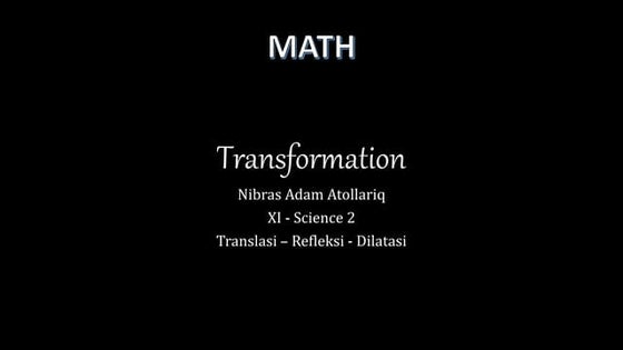 Transformasi Fungsi kelas 12 kurikulum merdeka | PPTX