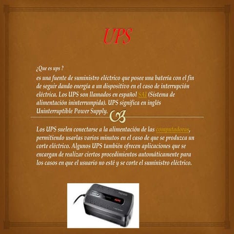Ups | PPT