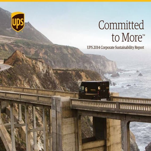 UPS 2014-corporate-sustainability-report | PDF