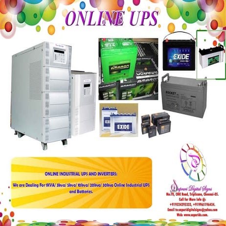 Ups and batteries | PPT