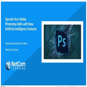 Webinar - Upscale Your Adobe Photoshop Skills with New Artificial ...