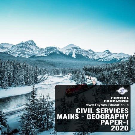 UPSC Civil Services Mains - Geography - Question Paper-I - 2020.pdf