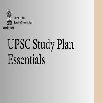 Strategy for indian economic service (ies) exam | PPTX