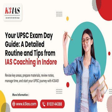 UPSC Exam Tips & Routine from IAS Coaching in Indore.pdf | Educational Assessment | Education