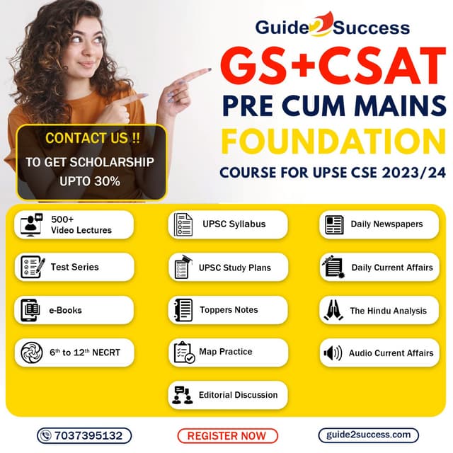 UPSC Foundation Course 2023 Brochure | PDF