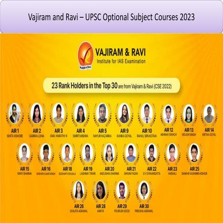 Online GS Classes for UPSC – Vajiram & Ravi | PDF