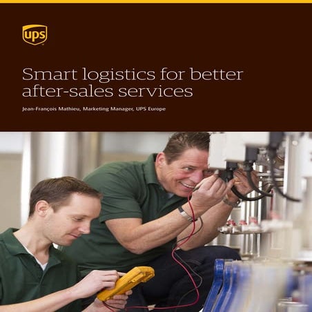 Smart logistics for better after-sales services | PDF