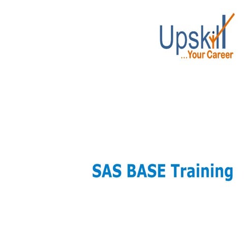 SAS Base Course contents | PDF