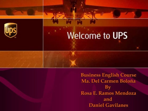 UPS COMPETES GLOBALLY WITH INFORMATION TECHNOLOGY | PPT