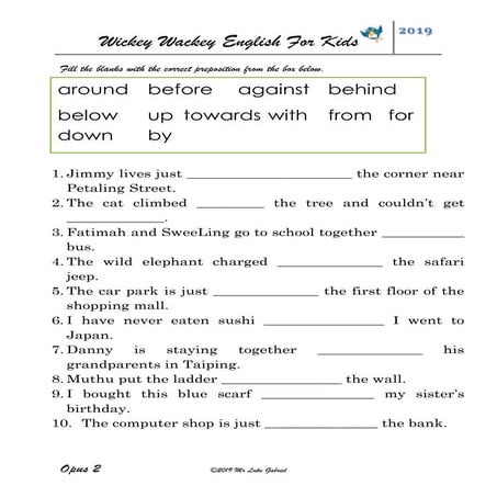 3rd grade english worksheet pdf