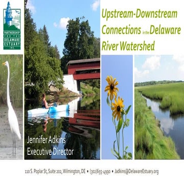 Upstream-Downstream Connections in the Delaware River Watershed by ...