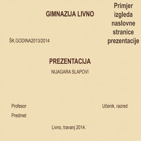 Prezentacije i prezentiranje | PPTX
