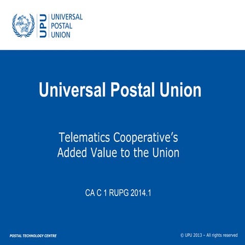 Upu telematics cooperatives added value to the union | PDF