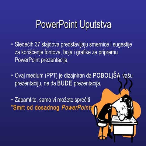 Kako napraviti dobru power point prezentaciju | PPSX