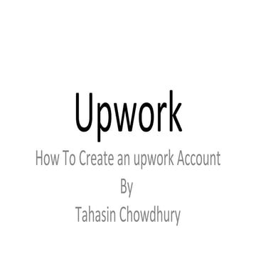 Upwork profile | PPT